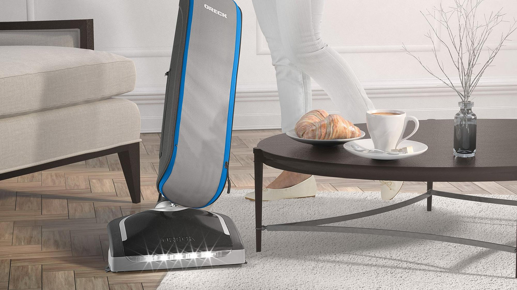 Oreck HEPA Swivel Upright Bagged Vacuum Cleaner | Oreck
